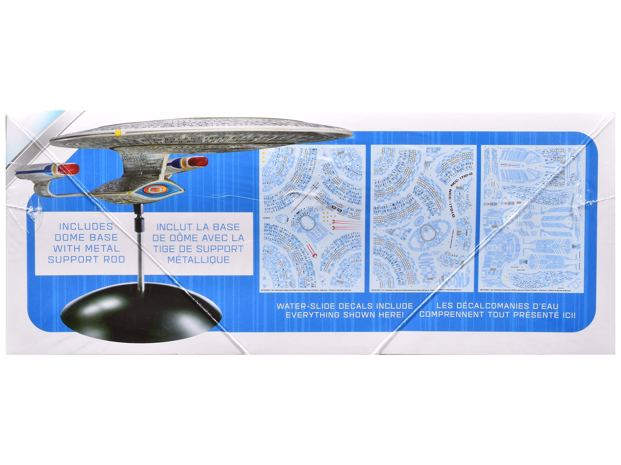 Diecast Skill 2 Model Kit U.S.S. Enterprise NCC-1701-D Space Ship "Star ...