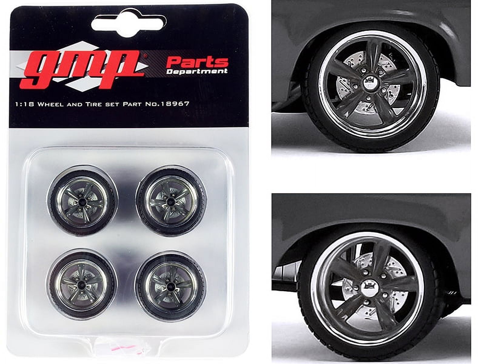 Diecast Street Fighter Billet Wheels and Tires (Dark Gray Spokes with ...