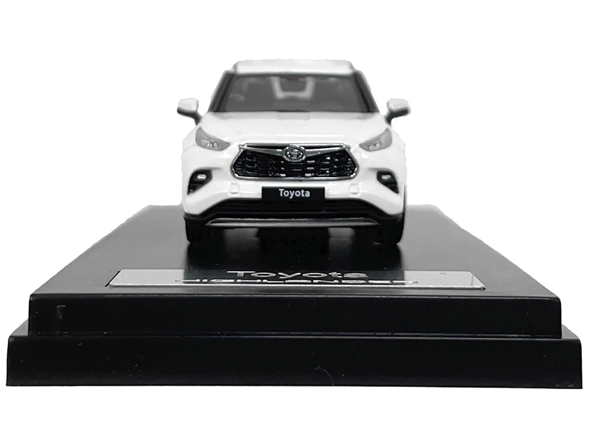 Diecast Toyota Highlander White Metallic with Sunroof 1/64 Diecast ...