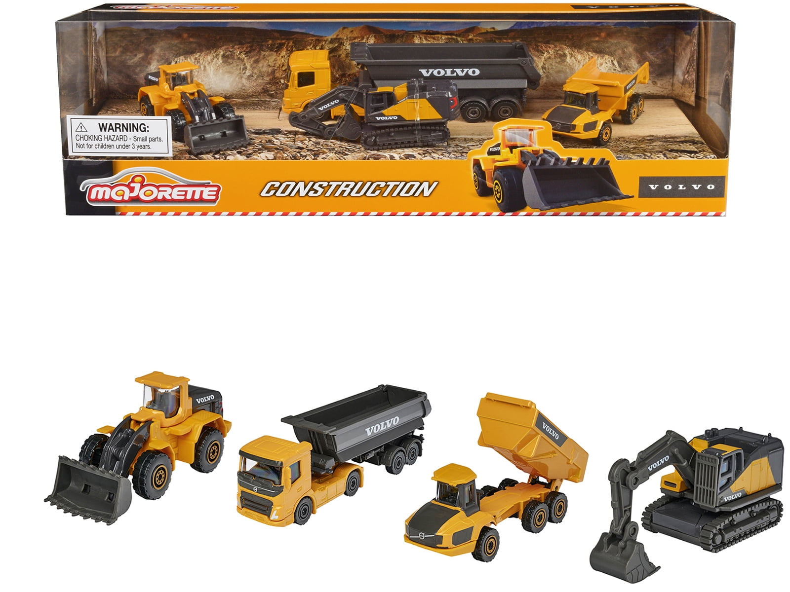 1/64 Scale Volvo Construction (2023) 4 Piece Set Diecast Models by ...