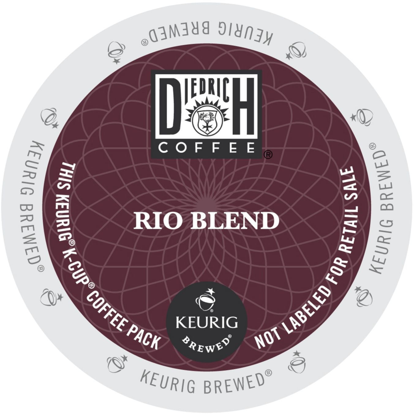 Diedrich Rio Blend Coffee, K-Cup Portion Pack for Keurig Brewers (24 ...
