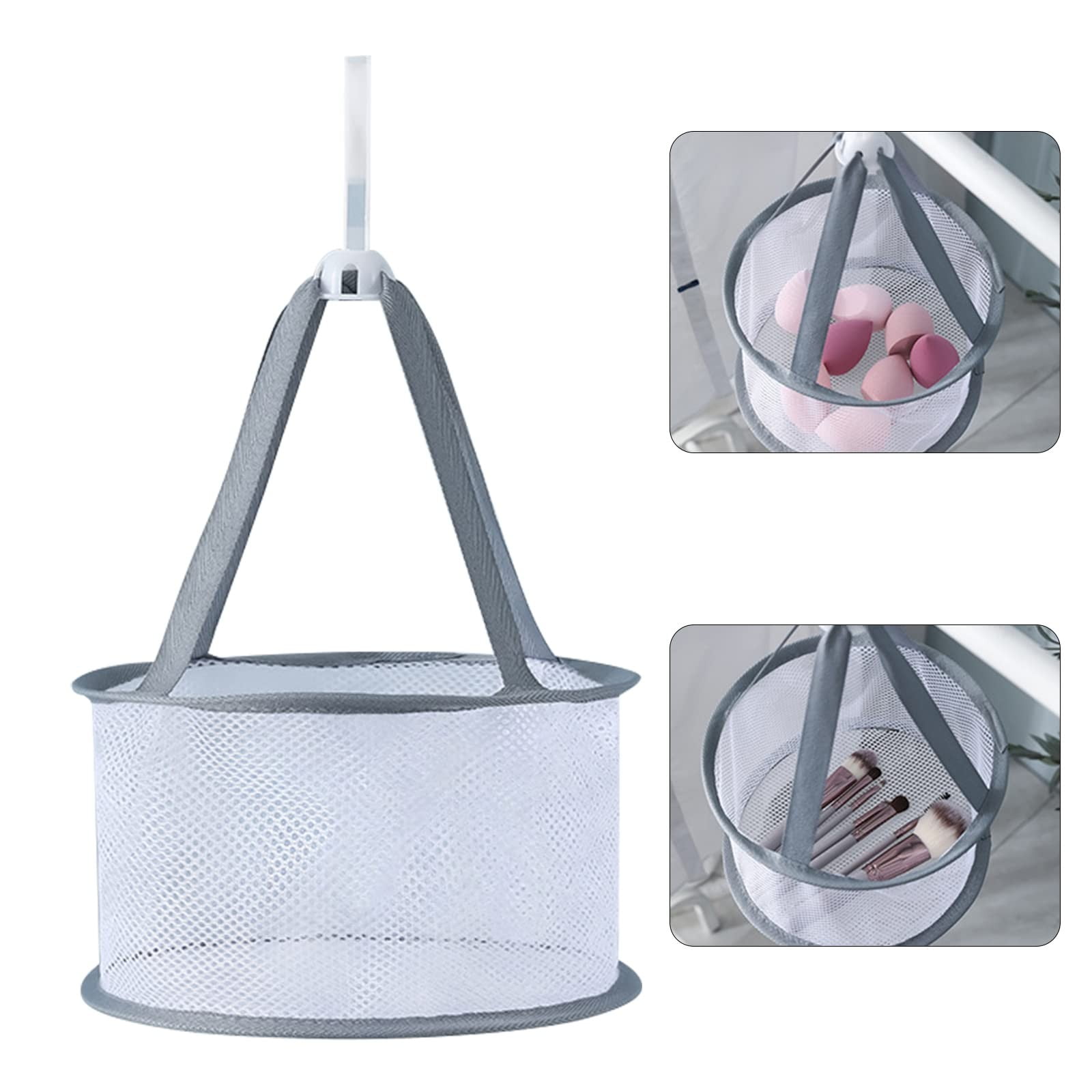 Dieely Laundry Bag Mini Mesh Shower Dry Basket Bath Organizer Storage ...