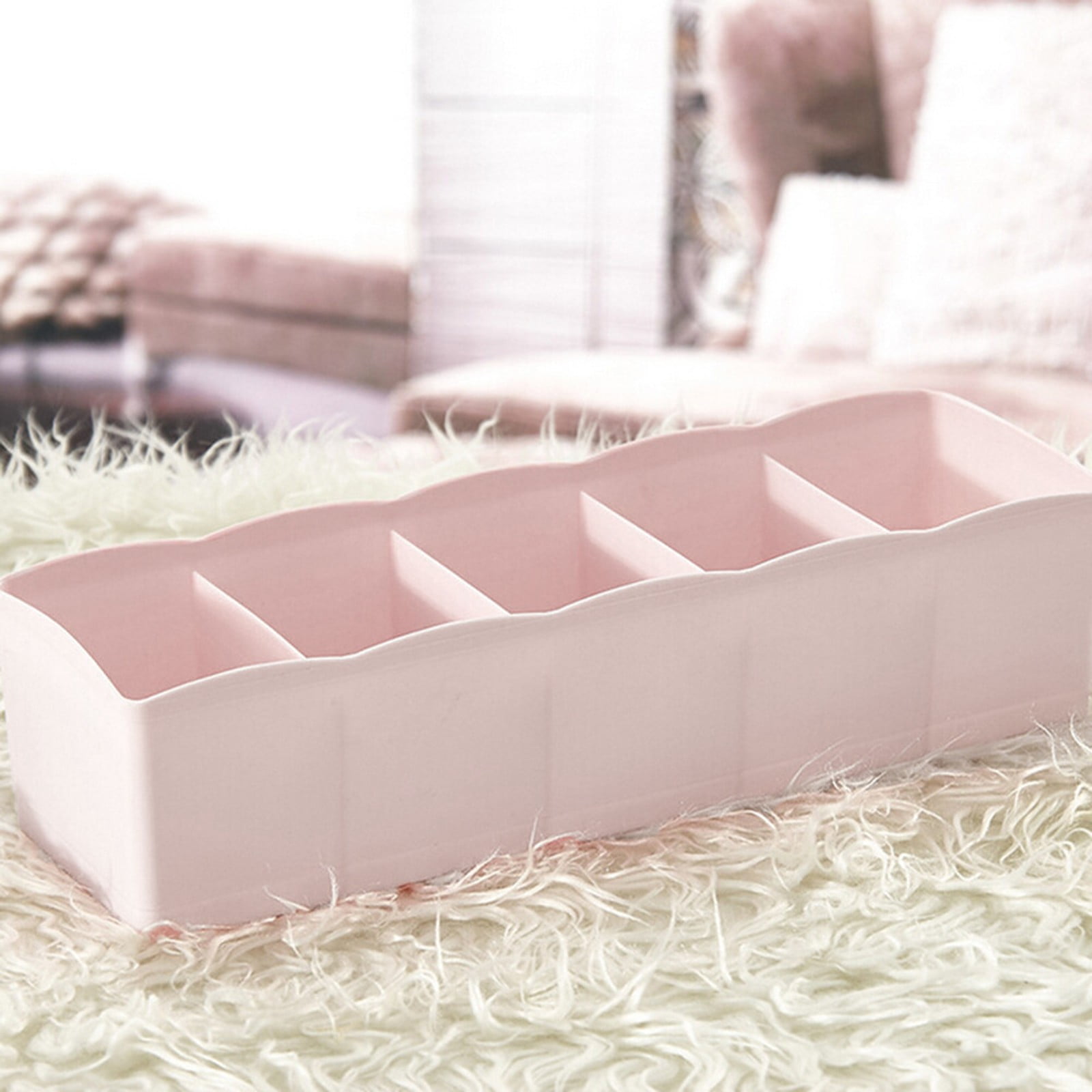 Dieely Storage Box Divider Tie Storage Cells 5 Tidy Box Plastic ...