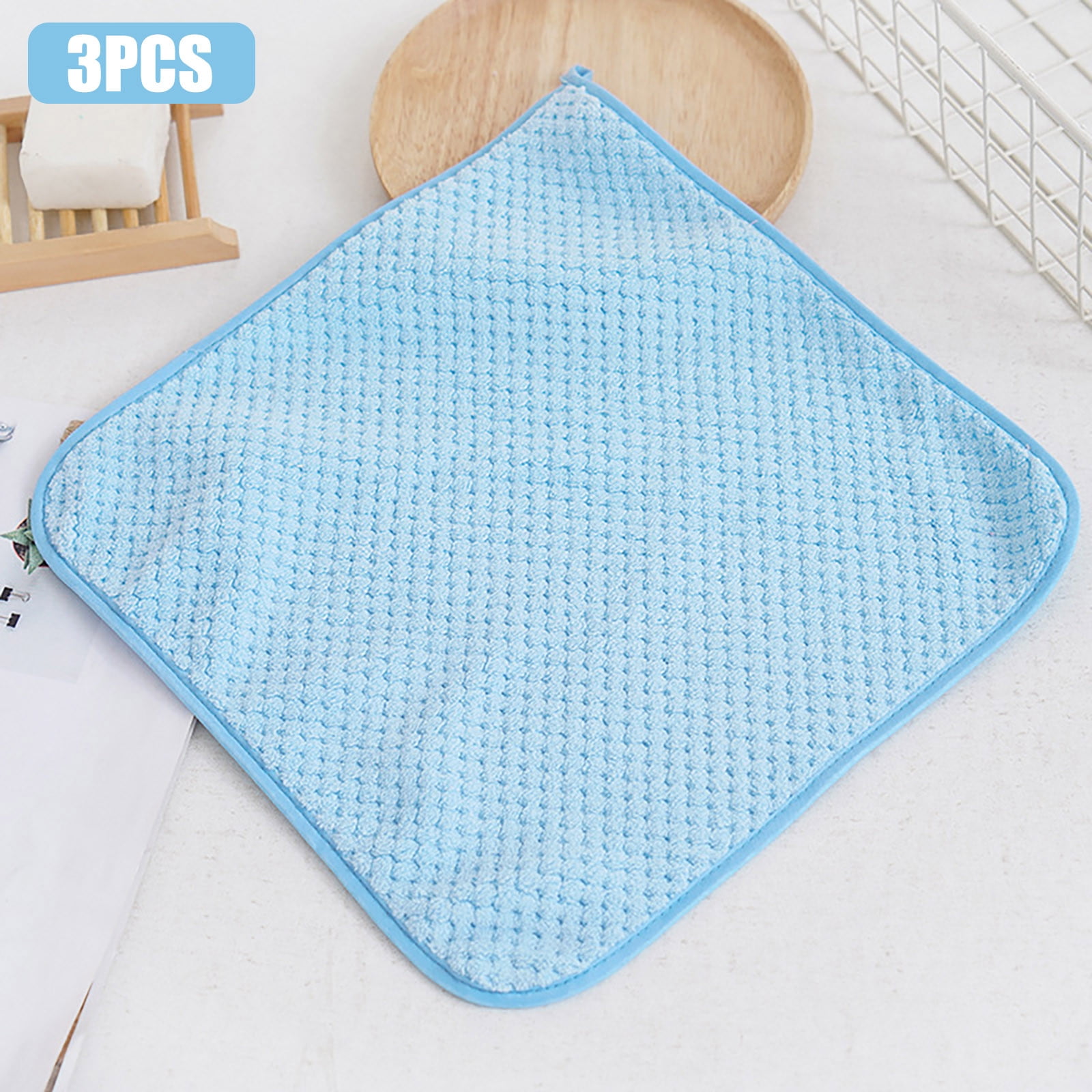 Dieely Tower Hand Towel With Hanging Loop Kitchen Hand Towels With ...