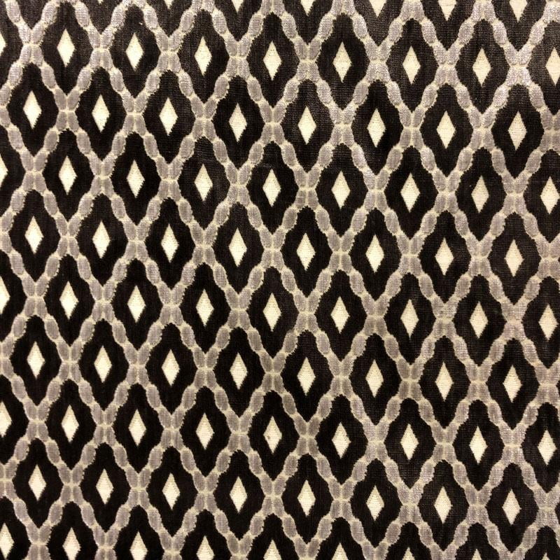 Diego Fabric | Diamond Shaped Cut Velvet | Upholstery Fabric | Color ...