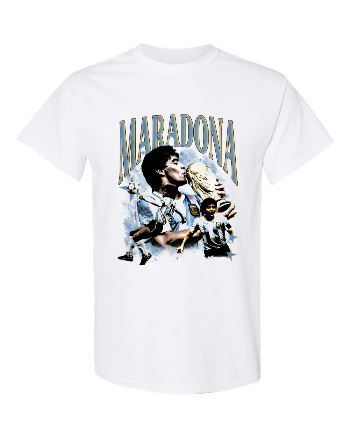 Diego Maradona T-Shirt Soccer Legend Tribute Graphic for Fans, for men ...