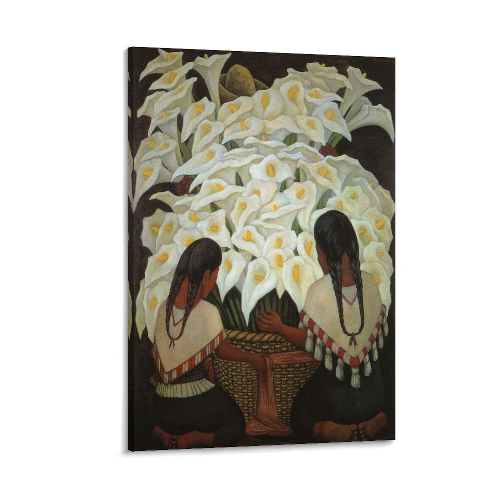 Diego Rivera 《Calla Lily Vendor》 Wall Art Prints Paintings Canvas ...
