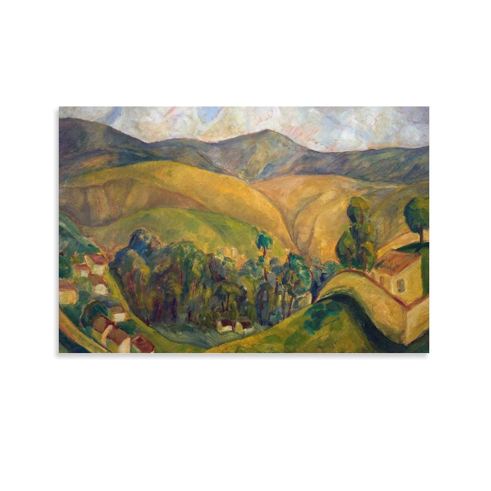 Diego Rivera 《Landscape Art》 Wall Art Prints Paintings Canvas Poster ...