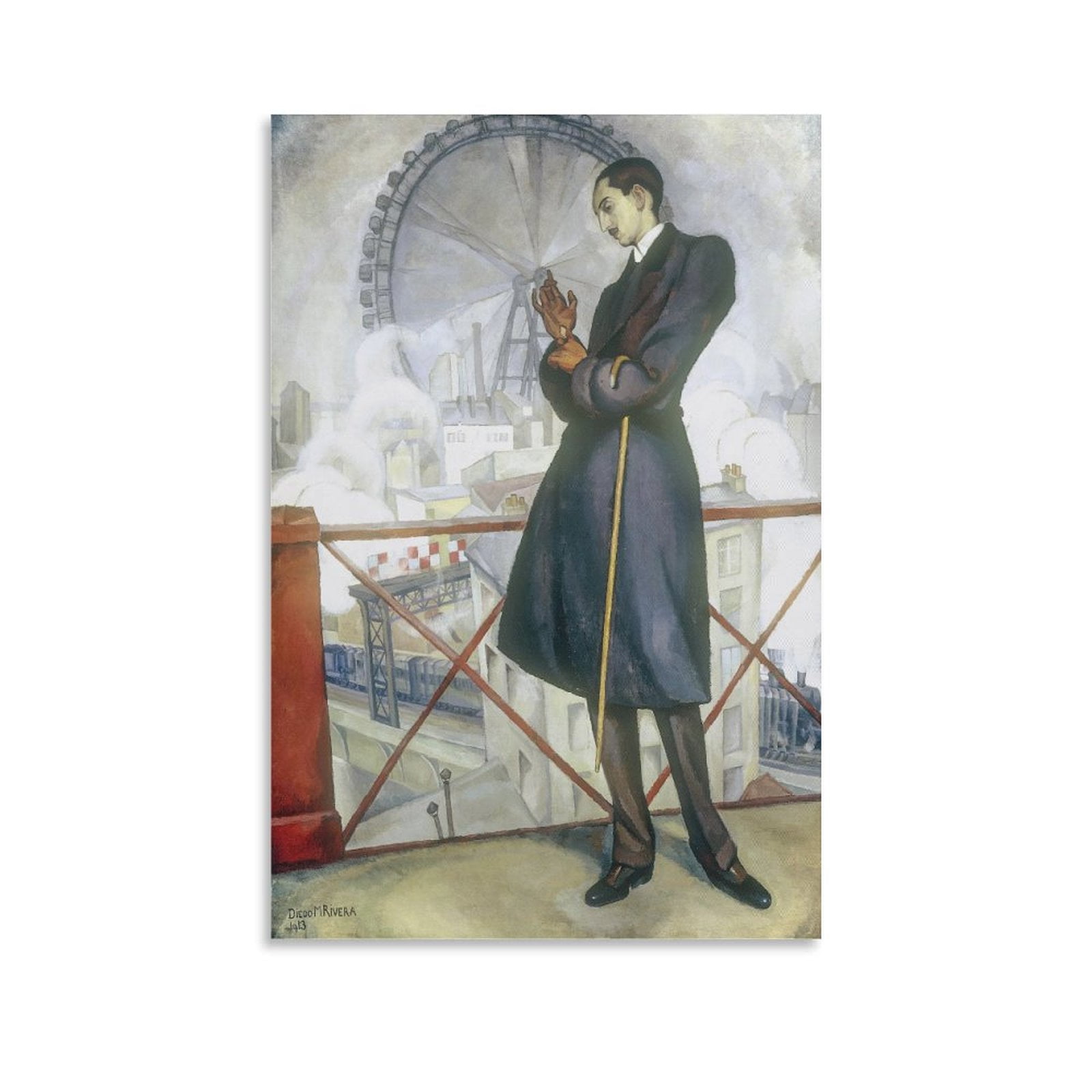 Diego Rivera 《Portrait of Adolfo Best Maugard》 Wall Art Prints Canvas ...