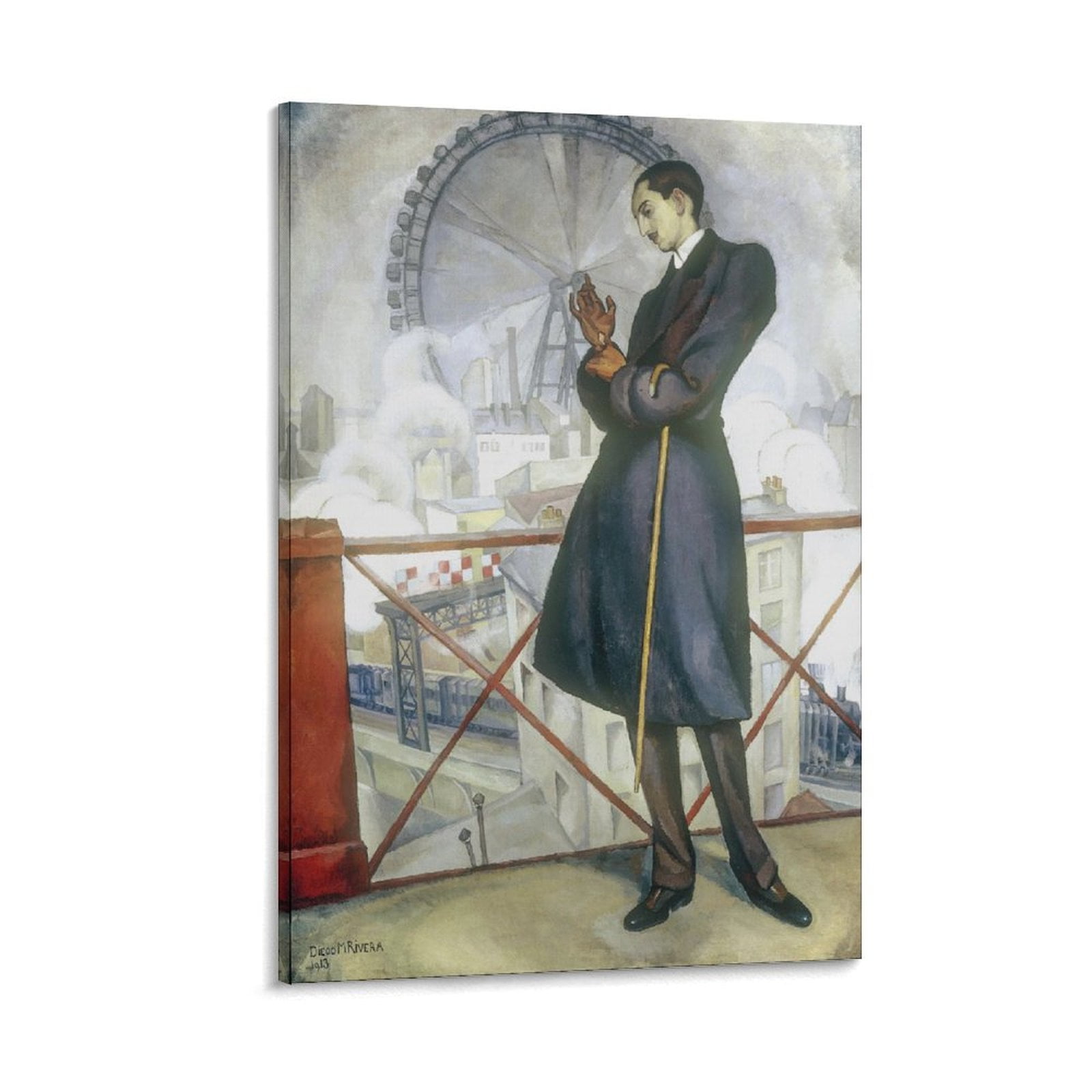 Diego Rivera 《Portrait of Adolfo Best Maugard》 Wall Art Prints Canvas ...