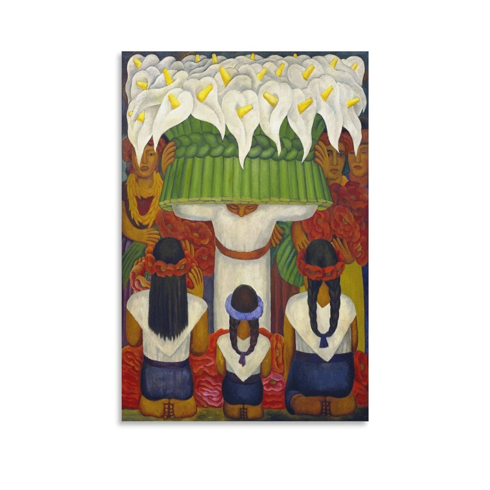 Diego Rivera 《The Flower Vendor》Wall Art Prints Poster Home Decor ...