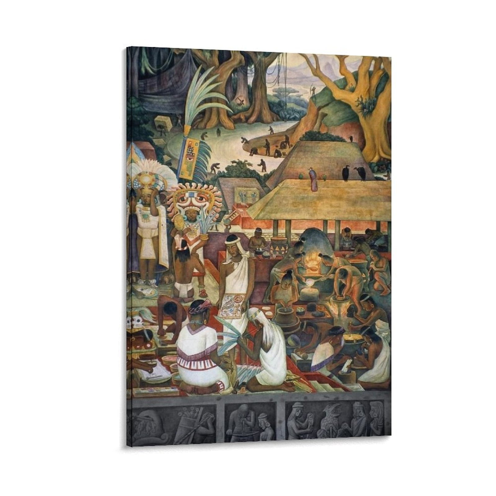 Diego Rivera 《The Zapotec Civilization》 Wall Art Prints Paintings ...