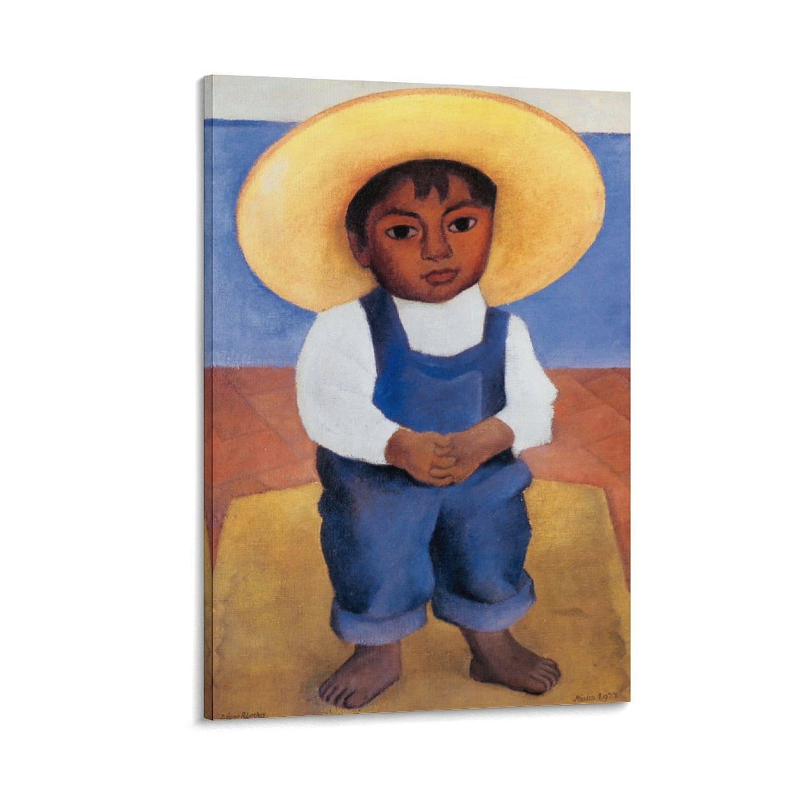 Diego Rivera 《Work Little Boy》Wall Art Prints Poster Canvas Art Poster ...