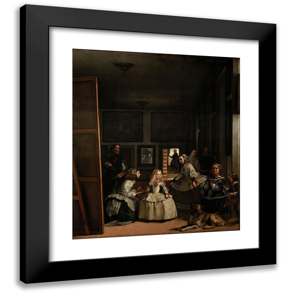 Diego Velázquez 12x14 Black Modern Framed Museum Art Print Titled - Las ...