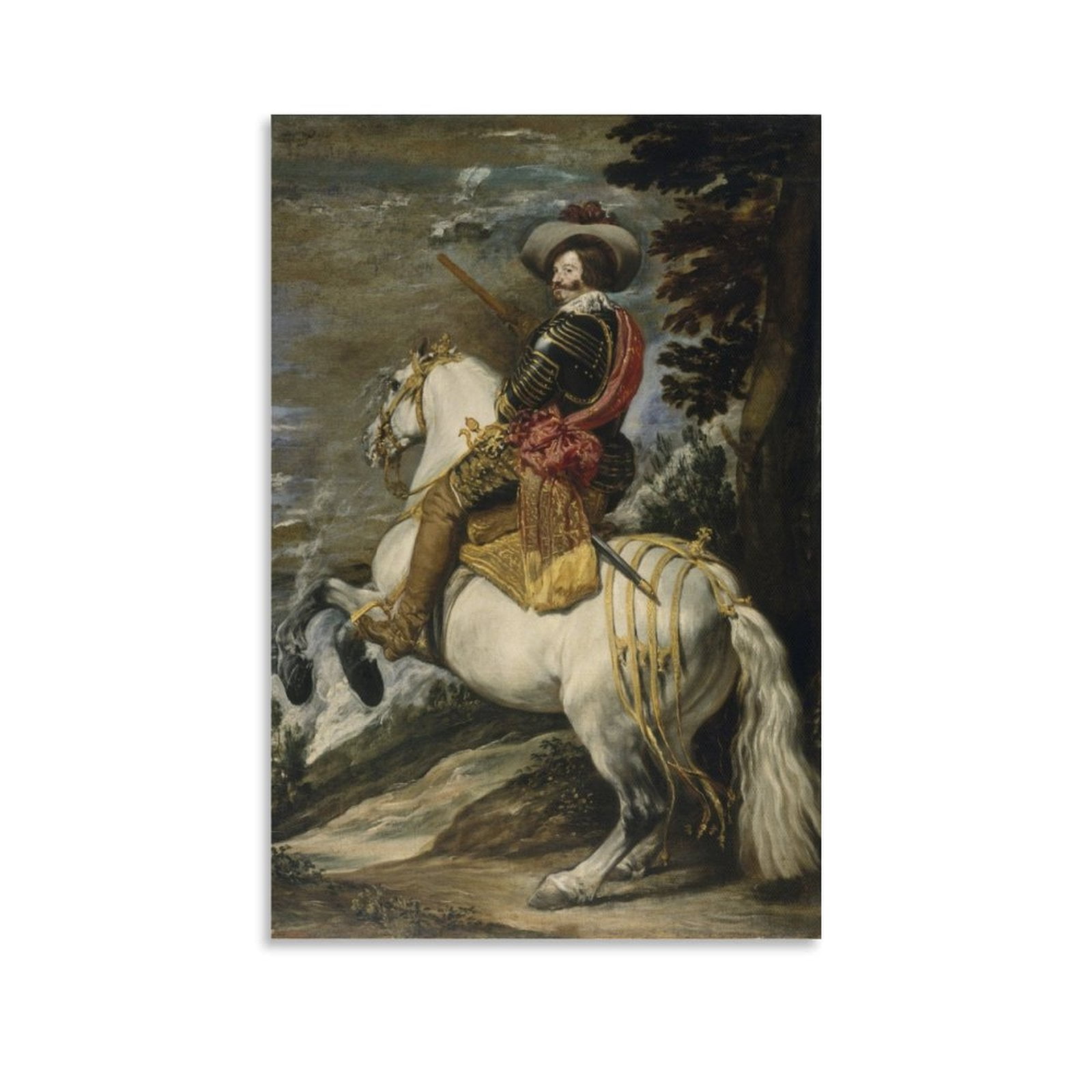 Diego Velazquez Don Gaspar Guzmán Poster - World Famous Oil Painting ...