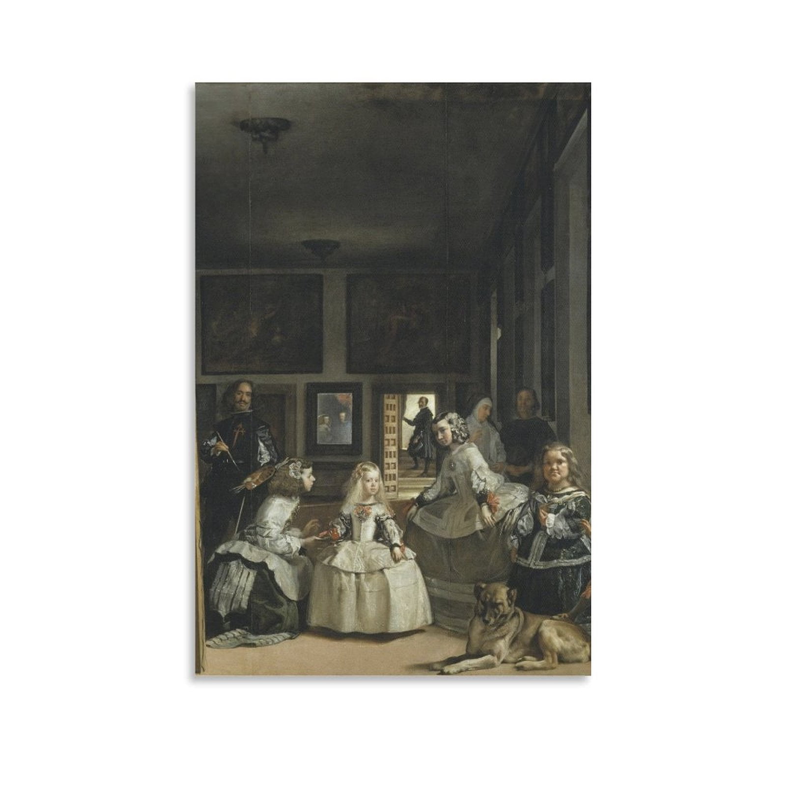 Diego Velazquez Las Meninas Poster - World Famous Oil Painting ...