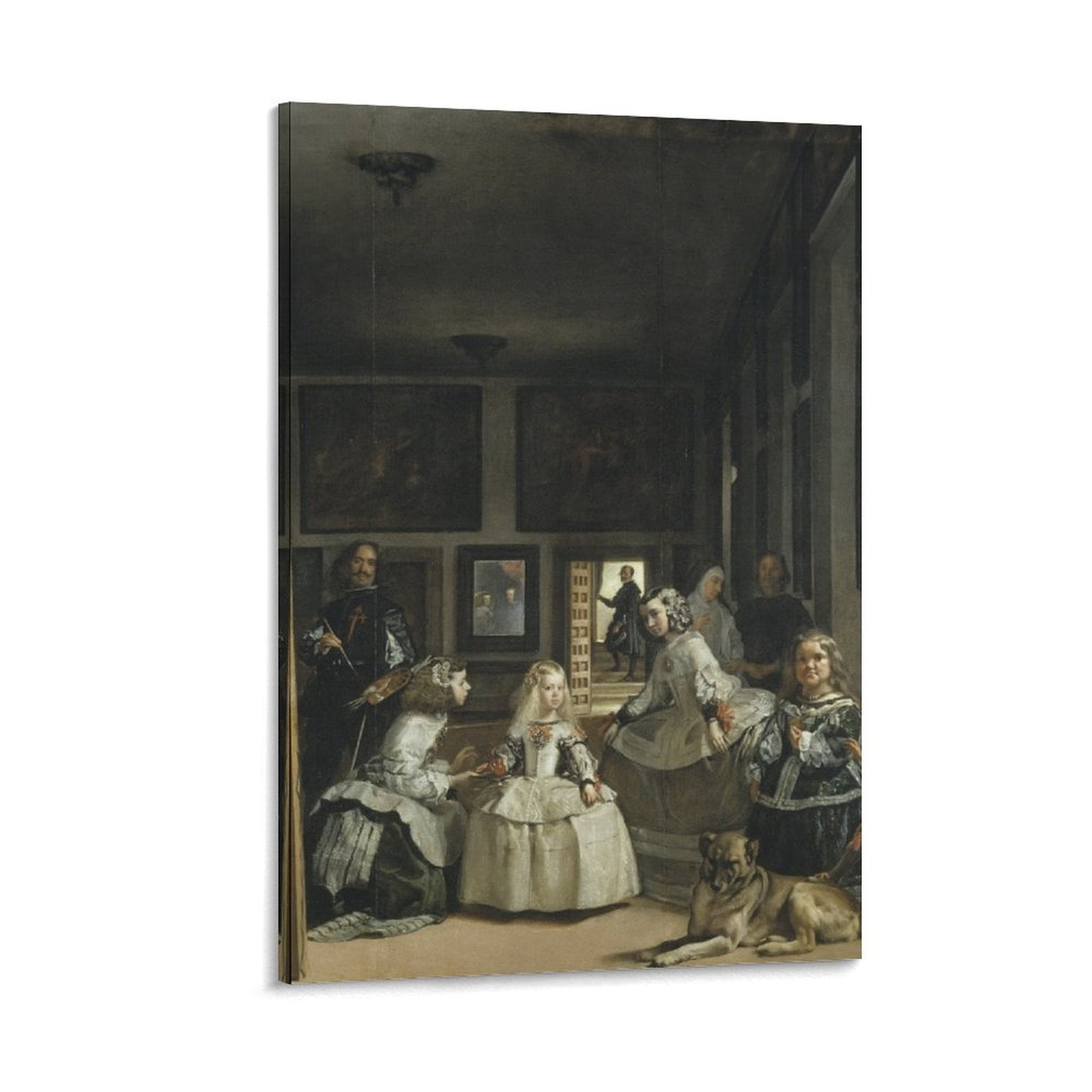 Diego Velazquez Las Meninas Poster - World Famous Oil Painting ...