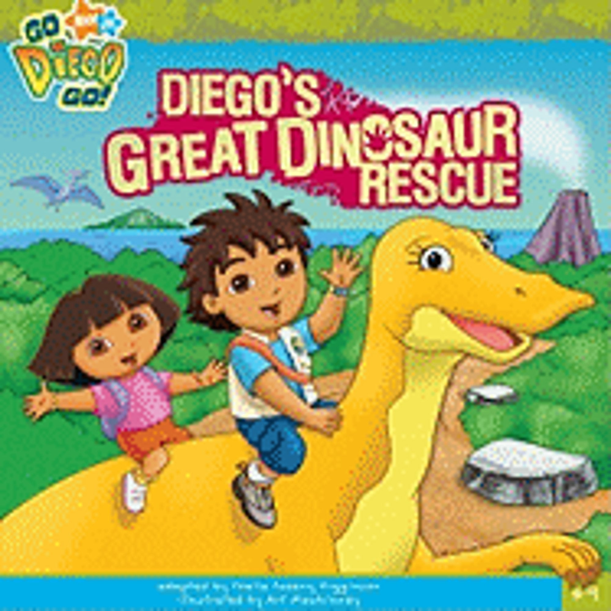 Pre-Owned Diegos Great Dinosaur Rescue Go Diego Go 8x8 Paperback Sheila ...