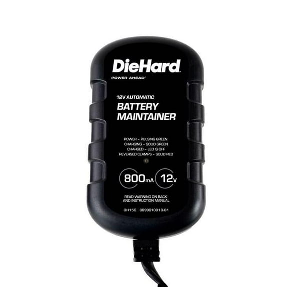 Diehard 8106521 12 V 0.8 Amps Automatic Battery Charger & Maintainer ...