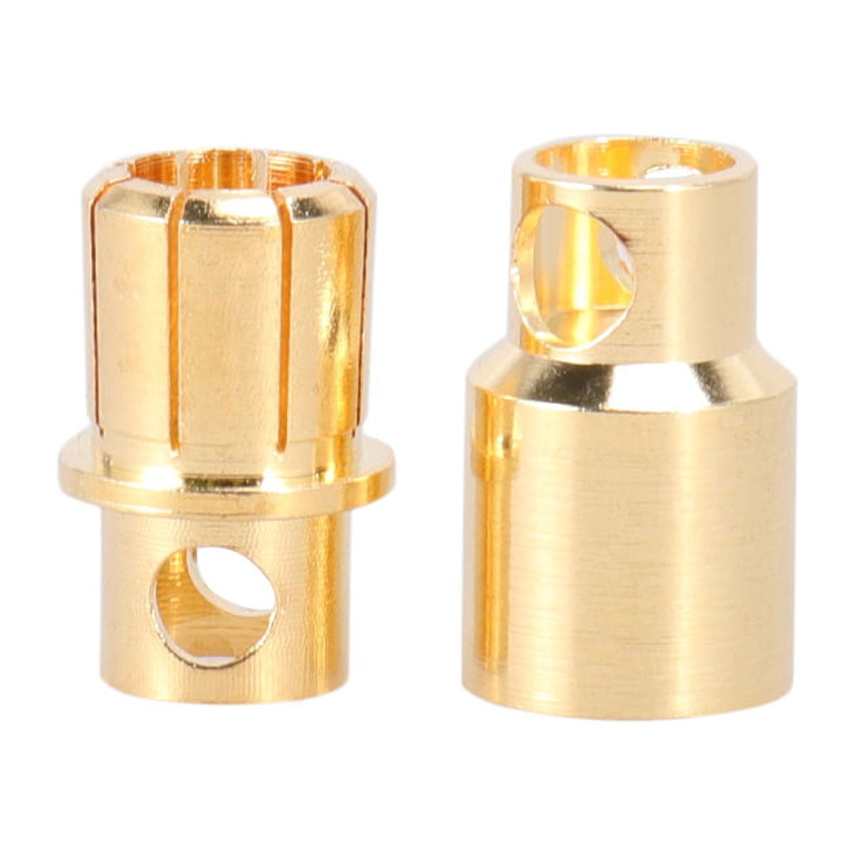 Diekin 1 Pair of 8MM EC2 Male and Female Plugs Plated Bullet Banana ...