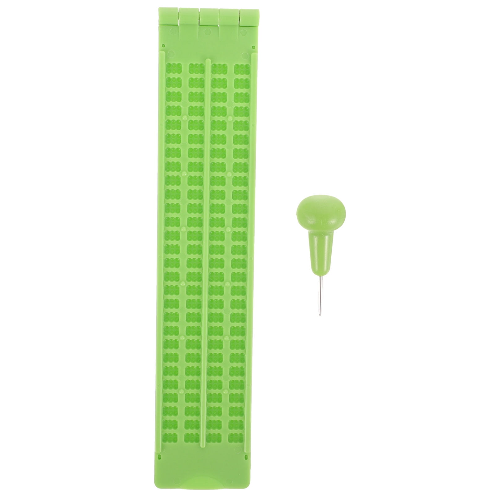 Diekin 1 Set Blind Plastic Braille Writing Slate Braille Stylus Plastic ...