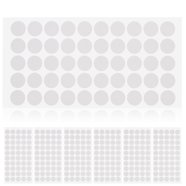 Uxcell 1" Double Sided Adhesive Dots, 100 Pack Clear Sticky Tack Round ...