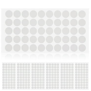 Uxcell 1" Double Sided Adhesive Dots, 100 Pack Clear Sticky Tack Round ...