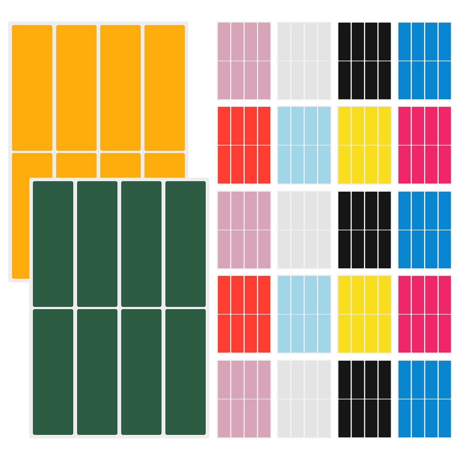 Diekin 100 Sheets Sticky Classification Labels Classification Stickers ...