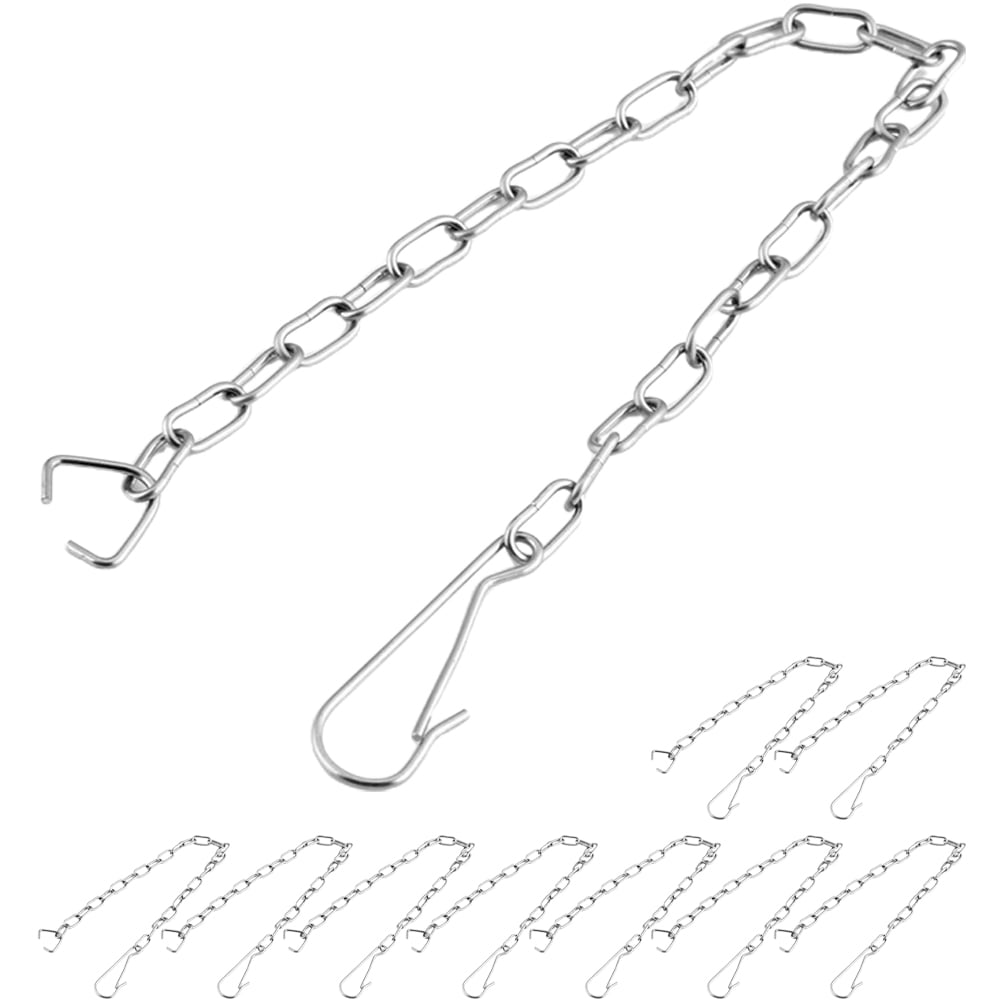 Durable Stainless Steel Toilet Flapper Chain for Reliable Flush 10pcs ...