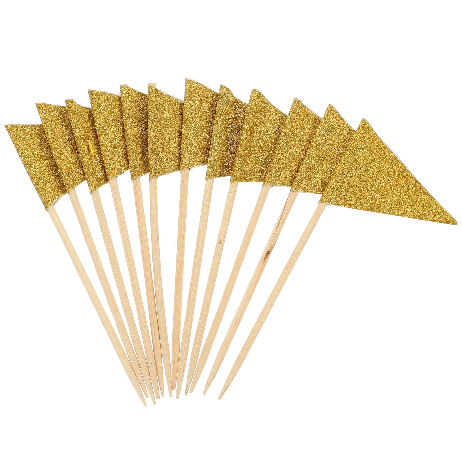 Diekin 12Pcs Toothpick Food Flags Cupcake Toppers Fruit Salad Cocktail ...