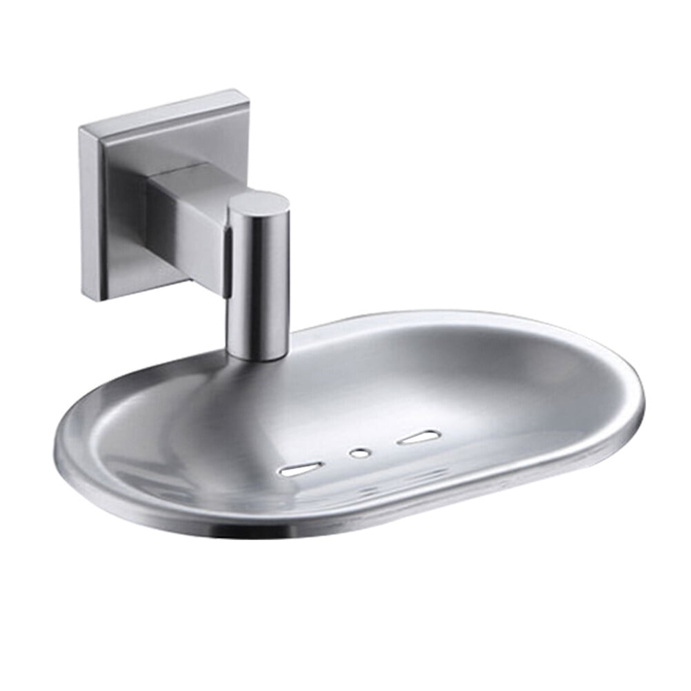 Diekin 304 Stainless Steel Soap Holder Wall Mount Soap Dish Sponge ...