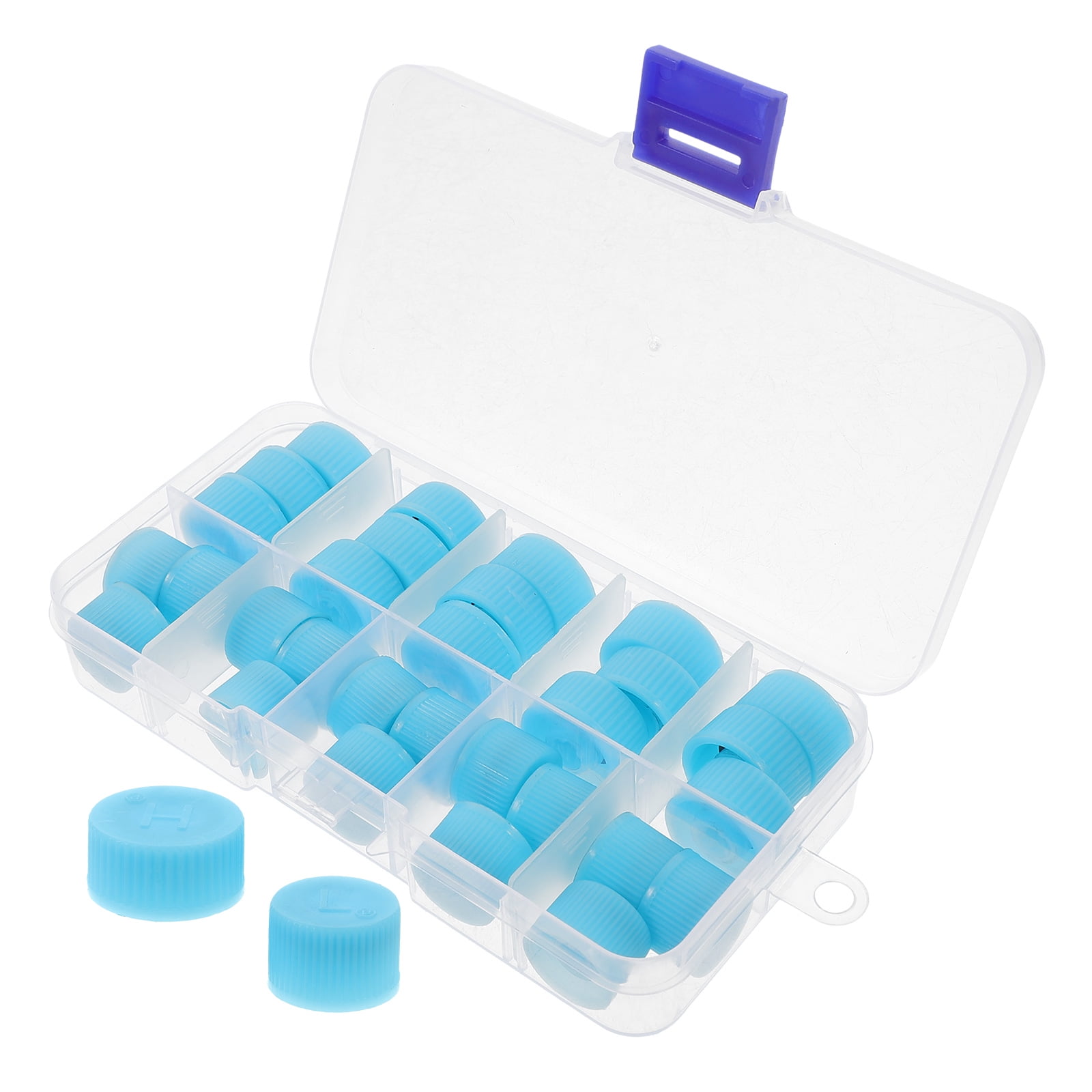 MLINS Blue AC Valve Core Protective Caps for Car Air Conditioning Made ...