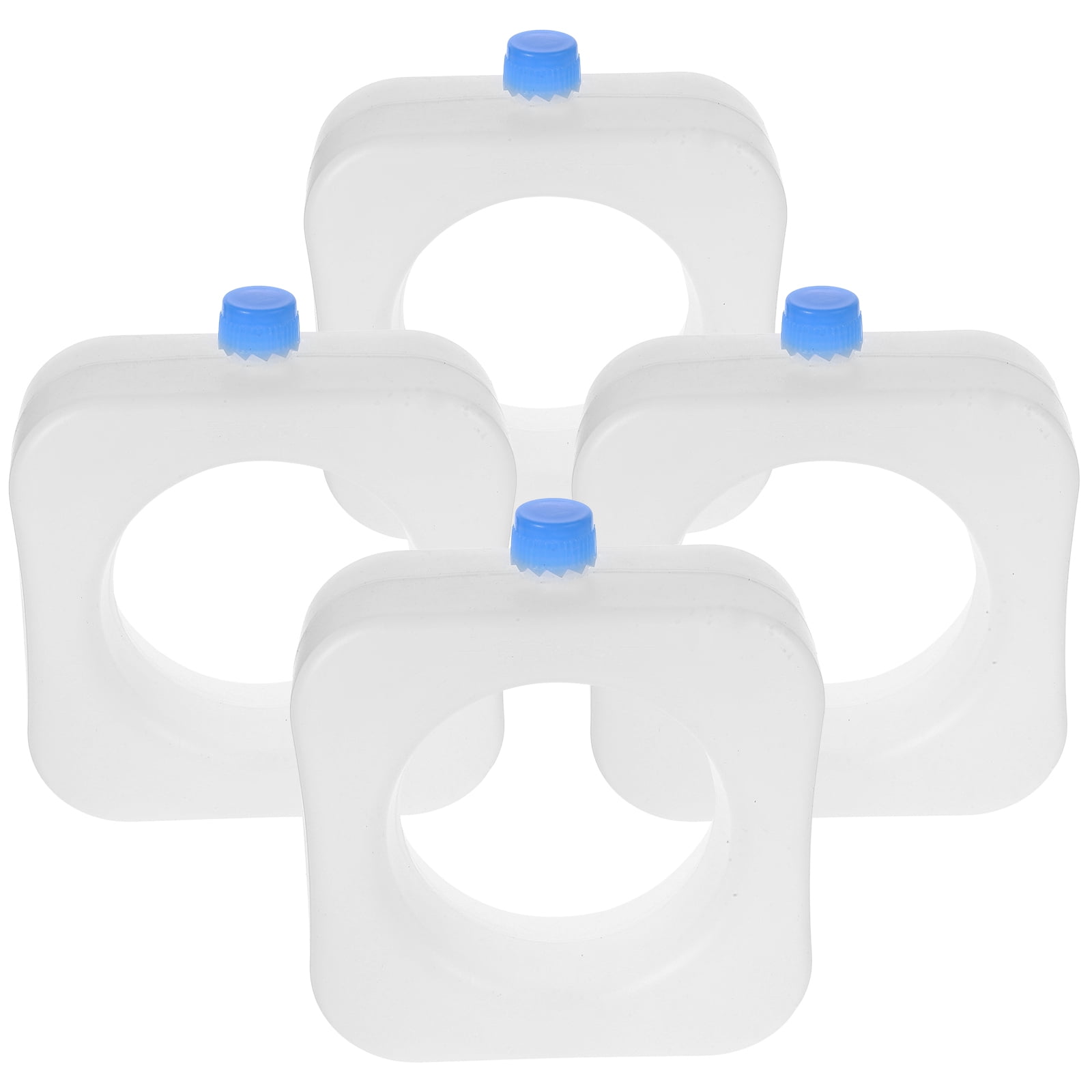 Diekin 4pcs Reusable Ice Packs Lunch Cooler Bag Ice Cube Trays Freezer ...