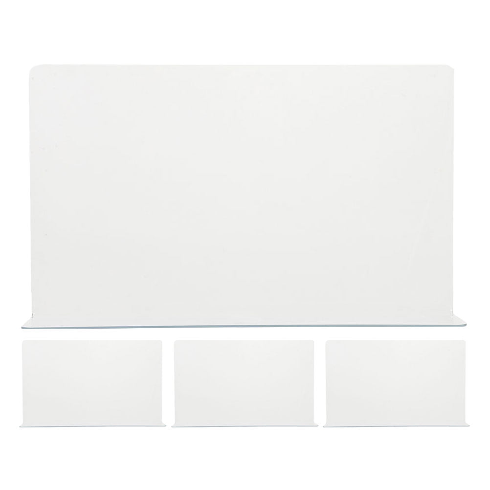 Diekin 4pcs Shower Guard Transparent Plastic Cover Bathtub Water Anti ...