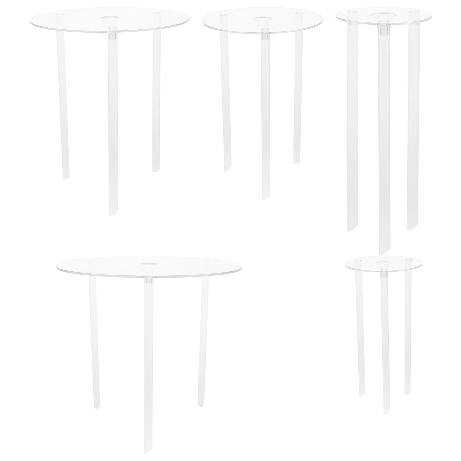 Diekin 5 Sets Cake Dowel Rods Tiered Cake Support Rods Cake Stacking ...