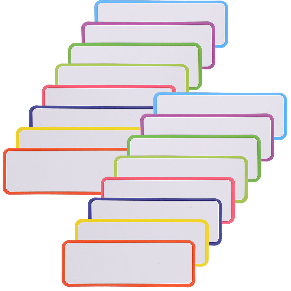 Diekin 54pcs Magnetic Labels Flexible Magnet Memo Tags Whiteboards ...