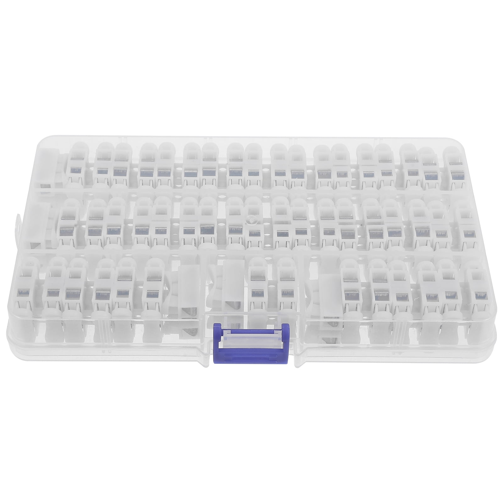 Diekin 55pcs Push Quick Wire Cable Connector 2 Pin Spring Wire ...