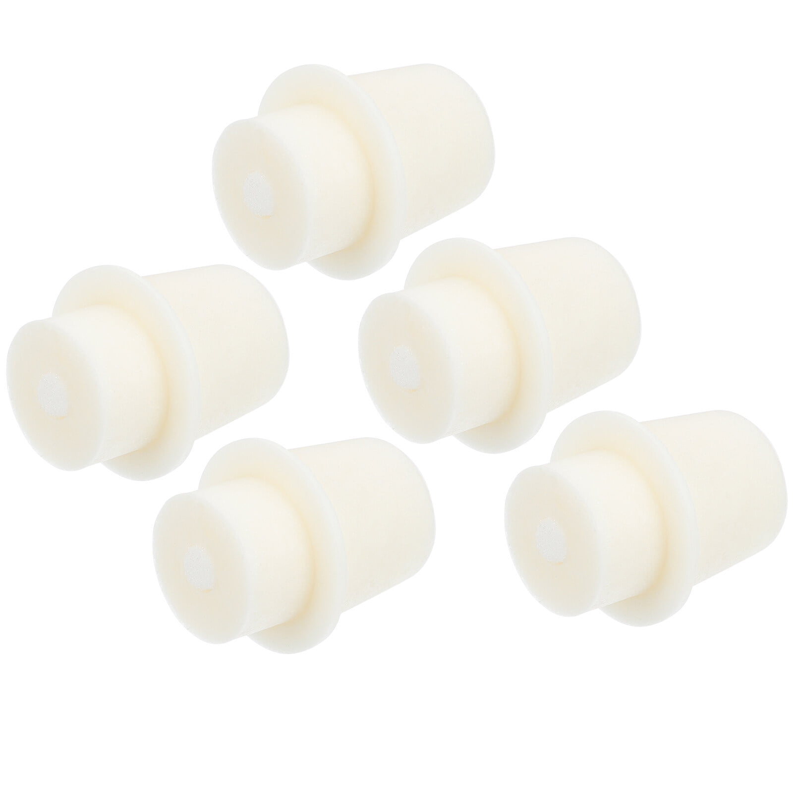 Diekin 5pcs Erlenmeyer Flask Stopper Conical Glass Tube Stopper Test ...