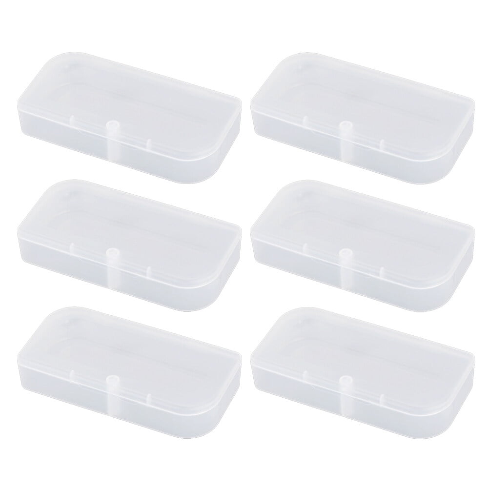 Diekin 6Pcs Clear Plastic Box Parts Storage Case Storage Collection ...