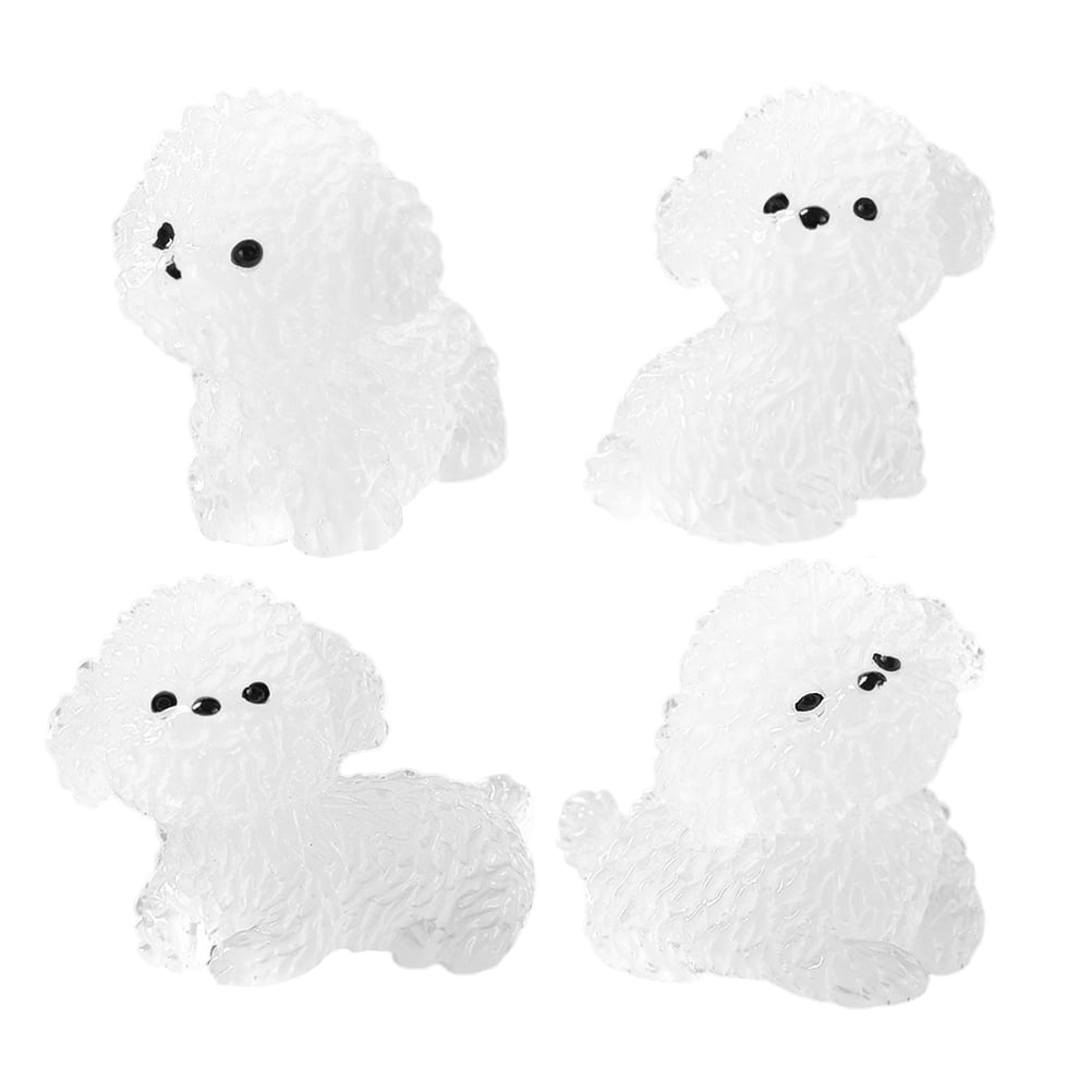 Diekin 8Pcs Landscape Dog Decorations Resin Dogs Simulation Dog Statues ...