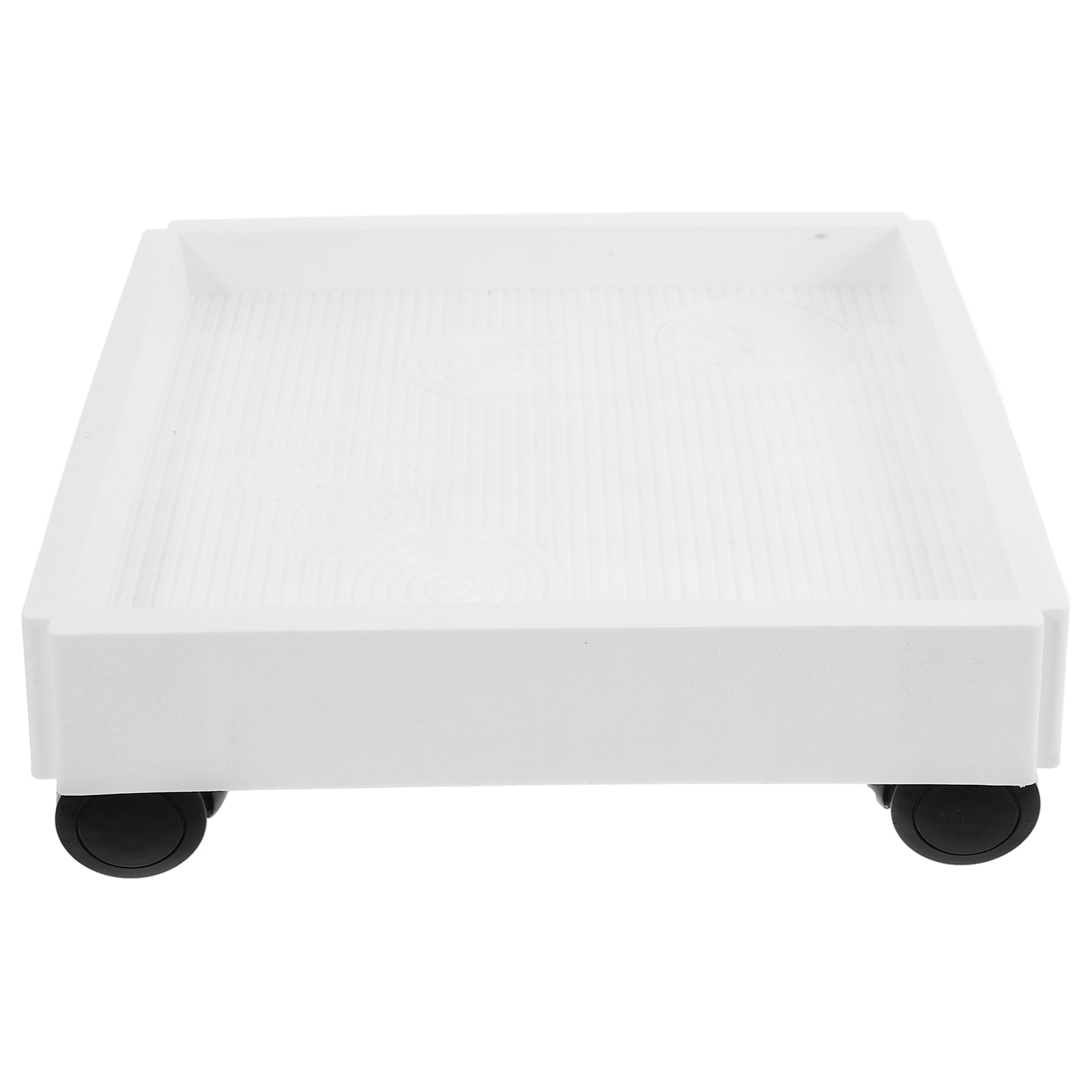 Diekin Square Plant Stand With Wheels 10 Inch Movable Planter Roller ...