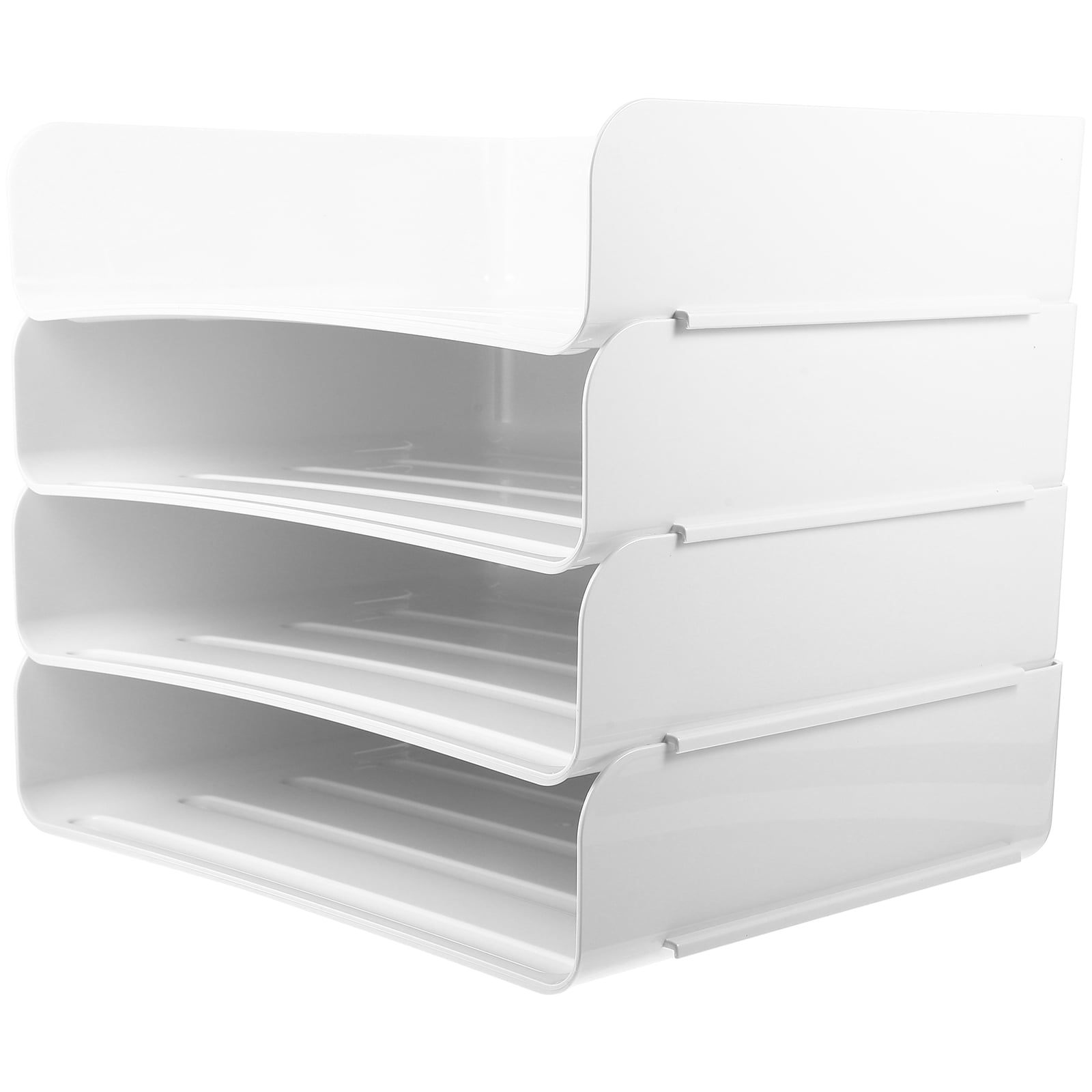Diekin Stackable Paper Tray Office Paper Letter Tray Vertical Paper ...