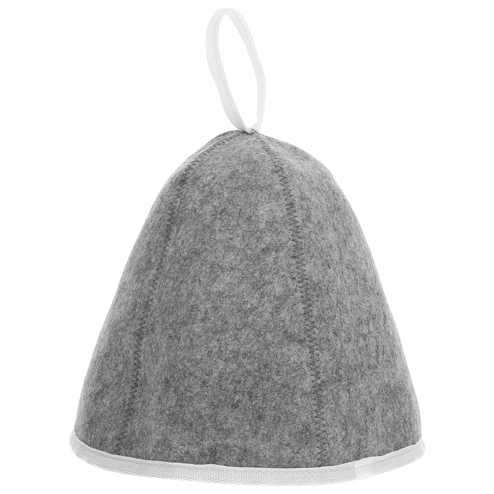 Diekin Thickened Felt Sauna Hat Lightweight Water Absorption Sauna Hat Breathable Portable ...