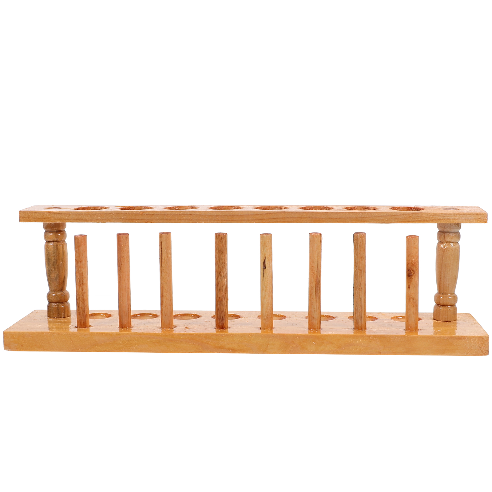 MLINS Wooden Test Tube Rack for Experiment Use Stable and Sturdy 8 ...