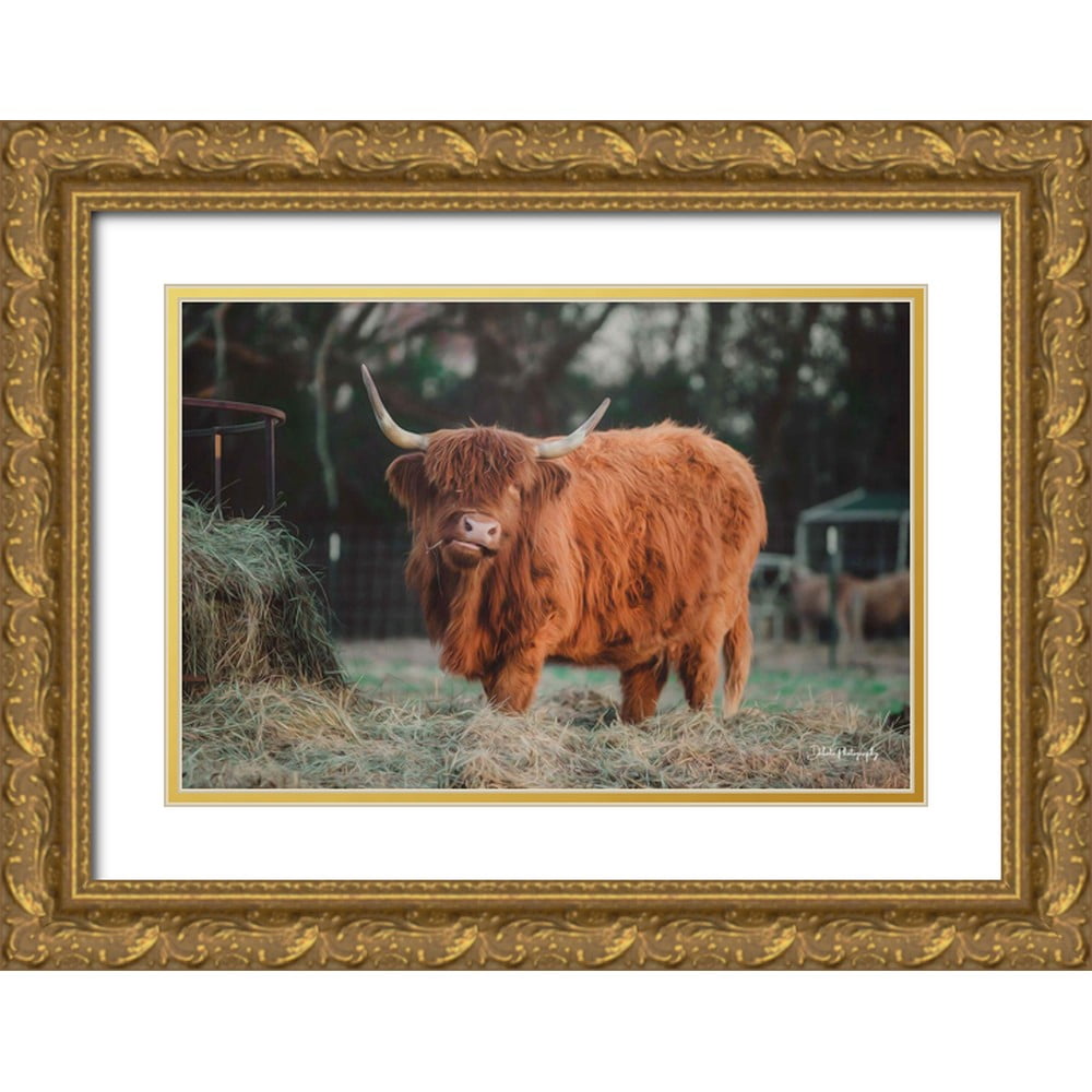 Diener, Dakota 18x13 Gold Ornate Wood Framed with Double Matting Museum ...