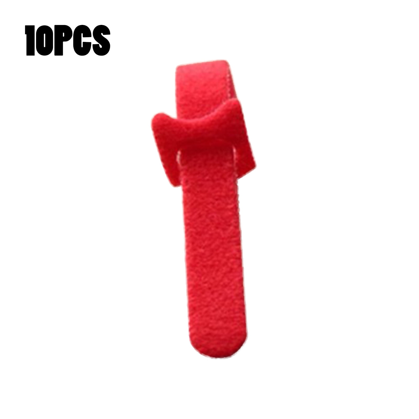 Dienrx 10-Pack Reusable Cable Ties, Hook and Loop Wire Management ...