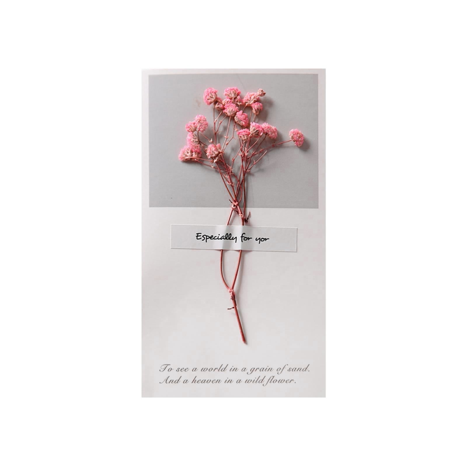 Dienrx Dried Flower Greeting Cards for Valentine's Day, Mother’s Day ...