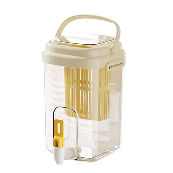 Dienrx Fridge Cold Water Pitcher with Spigot - Plastic Beverage ...
