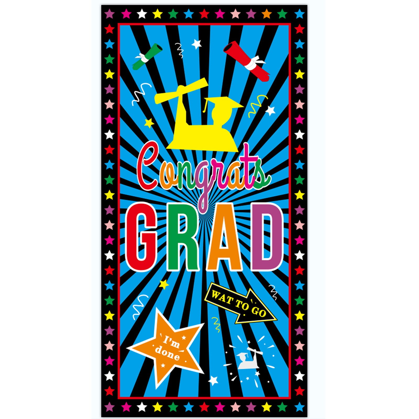 Dienrx Graduation Vertical Poster Series, Clearance Large Congrats Grad ...