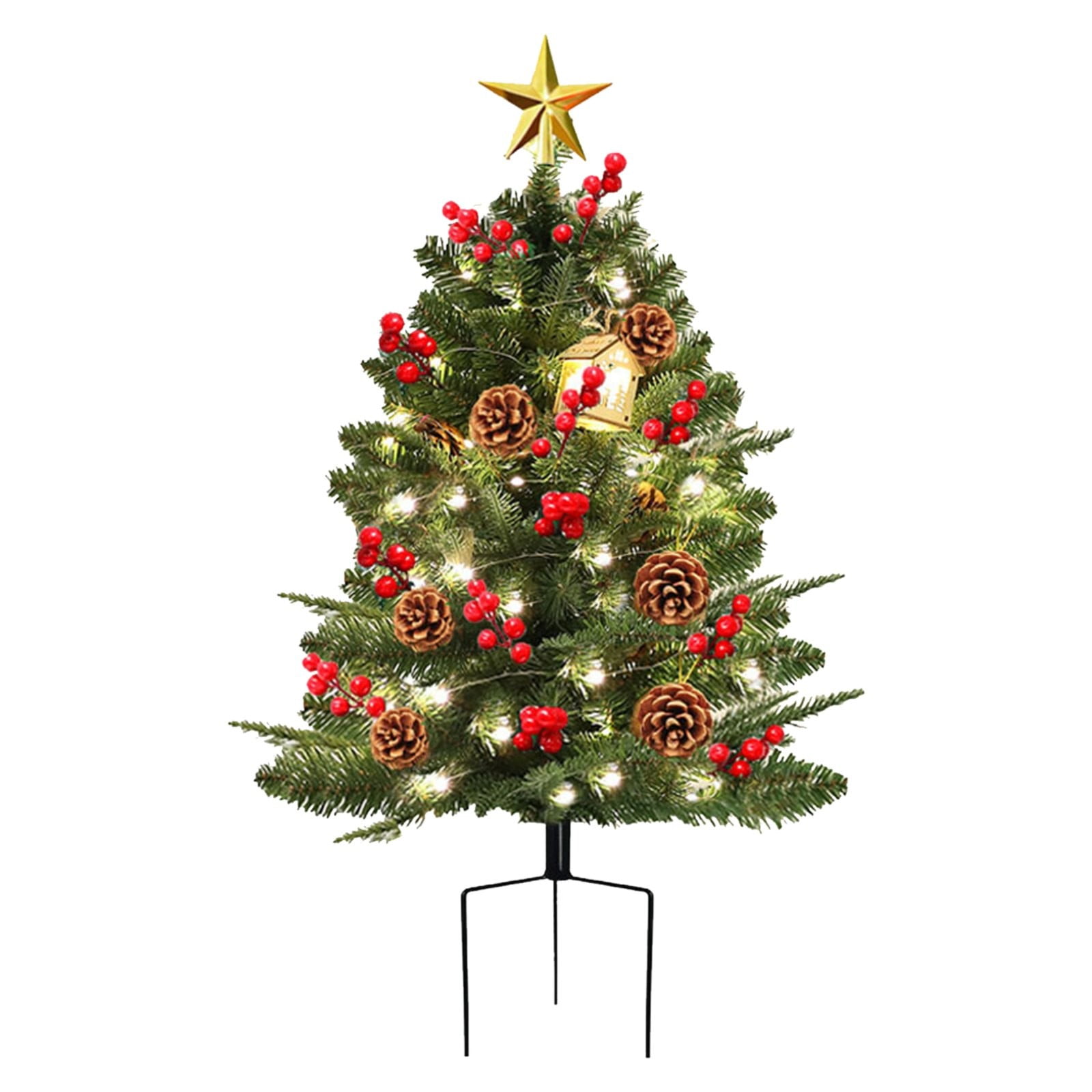 Dienrx Ground-Mounted Garden Christmas Tree, Holiday Holiday Planter ...